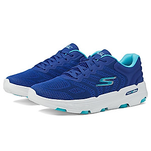 Skechers Women's GO Run 7.0-Driven Sneaker, Blue/Aqua, 10