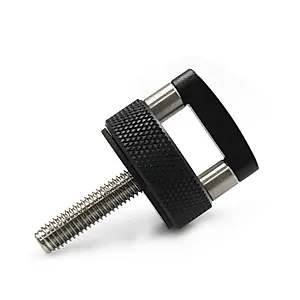 Sewtanc Hard Top Quick Removal Fastener Thumb Screw Nuts Tie-Down D-Rings For Compatible Jeep Wrangler TJ JK 2007-2022(black)