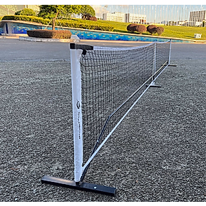 Pickleball Nets, 22 FT Regulation Size Portable Outdoor Picklenet Tennis Net with Carrying Bag for Driveway Backyards (22Ft)