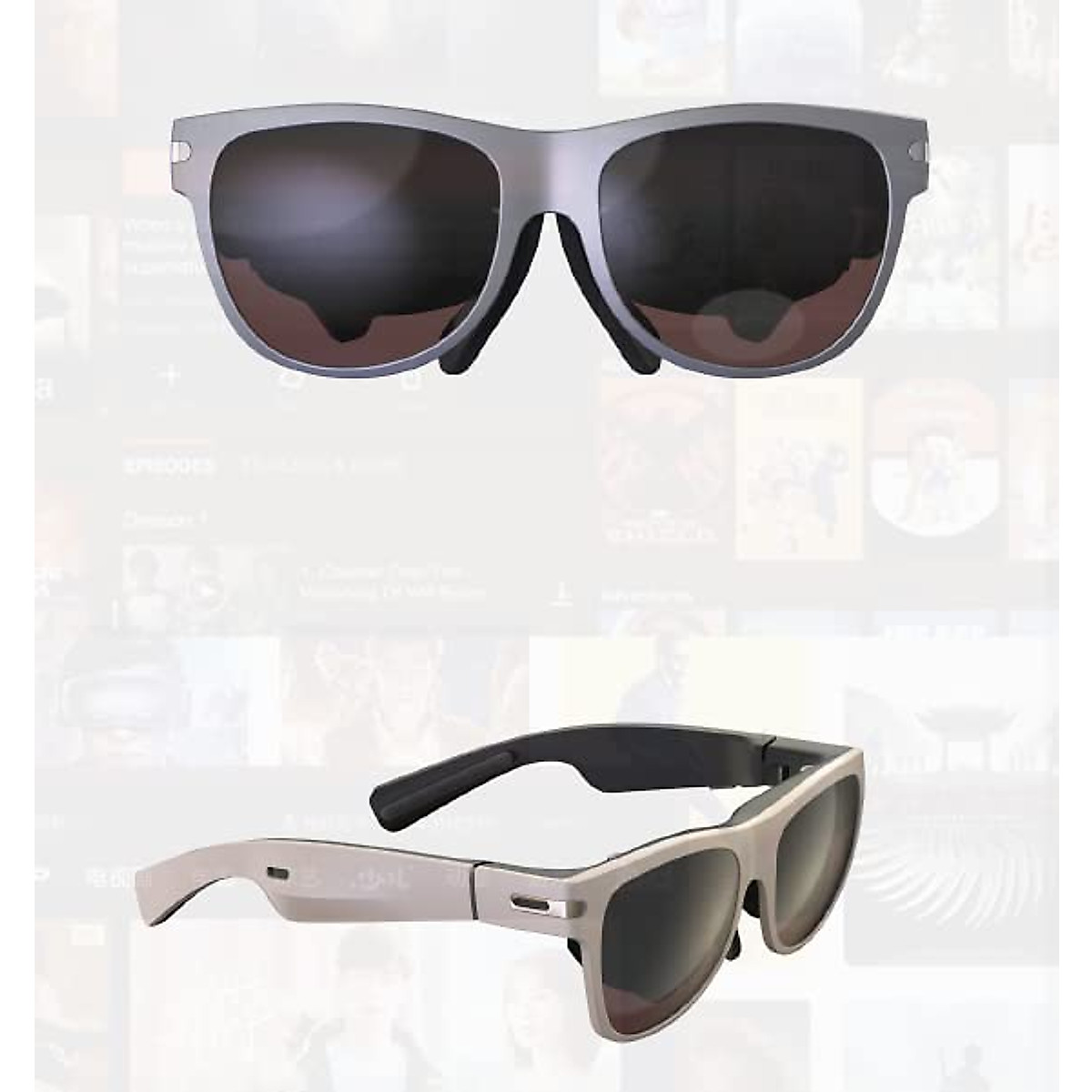 Goolton G20D AR Glasses Augmented Reality Wearable Tech Headsets Smart Glasses for Movie Video Display,43°FoV,