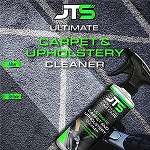 Carpet & Upholstery Cleaner - Powerful Car Carpet Cleaner For Auto Detailing | Cloth, Upholstery & Fabric Car Interior Cleaner Solution | Stain Remover Shampoo For Car Seat, Floor Mats & More (16 Fl Oz)