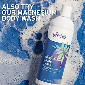 LIFE-FLO Magnesium Bar Soap, Moisturizing Body and Hand Soap with Magnesium Chloride from the Zechstein Seabed Plus Avocado and Organic Coconut Oil, Soothing and Balancing, 60-Day Guarantee, 4.3oz