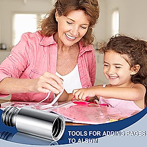 40 Pieces Album-Scrapbook Extension Posts 12 x 5 mm Extension Screws Album Extension Post Replacements Compatible with Pioneer Photo Albums, Post-Bound Refillable Photo Album