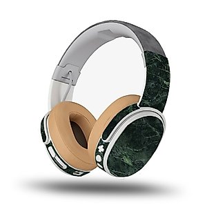 MightySkins Skin Compatible with Skullcandy Crusher Wireless - Green Marble | Protective, Durable, and Unique Vinyl Decal wrap Cover | Easy to Apply, Remove, and Change Styles | Made in The USA