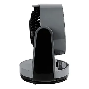 Ozeri Brezza III Dual Oscillating 10" High Velocity Desk Fan, Grey with Black