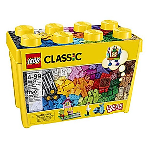 LEGO Classic Large Creative Brick Box Building Set, Toy Storage Solution for Home or Classrooms, Creative Toy for Back to School, Interactive Building Toy for Kids, Boys and Girls Ages 4 and Up, 10698