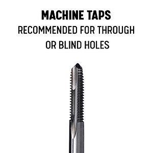 Drill America - DWT57129 1/4"-20 High Speed Steel 2 Flute Spiral Point Tap, DWT Series