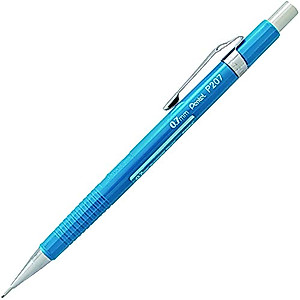 Pentel Sharp Mechanical Pencil, (0.7mm), Medium Line, Blue Barrel, Box of 12 (P207C)