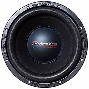 American Bass Usa XO 1044 600 Watt Max Dual 4Ohm 10 Inch Subwoofer, Black