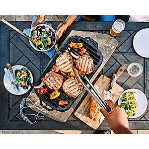 Lodge Sportsman's Pro Grill, 19.38 inches, Black