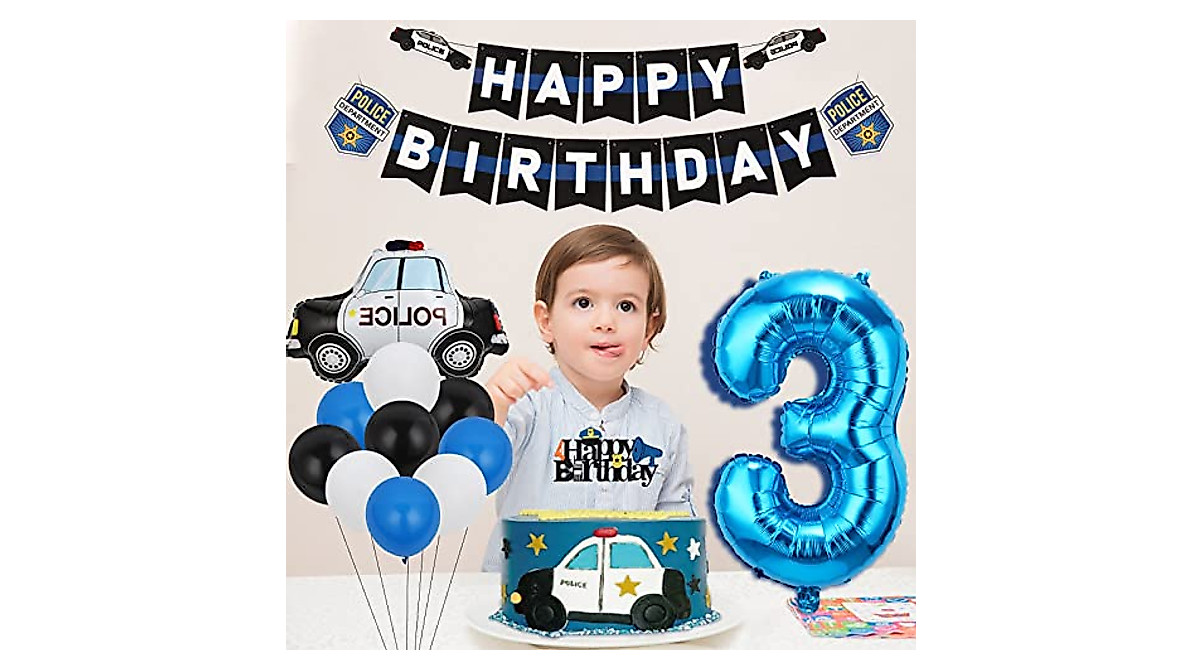 Police Birthday Decorations for Boys - Celebrate in Style