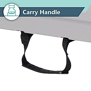 Peakform Centerfold 6-Foot Folding Table, Gray