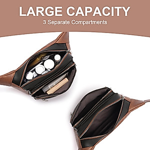 CLUCI Small Sling Bag For Women Bundles With Fanny Pack