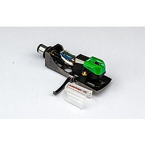 Titanium Headshell with AT VM95e Elliptical Stylus, Cartridge, Silver Litz Connections and V2 Pro Lube for Technics SL-1200, SL-1210, SL-1600, SL-1610, SL1700, SL-1710, SL-1800