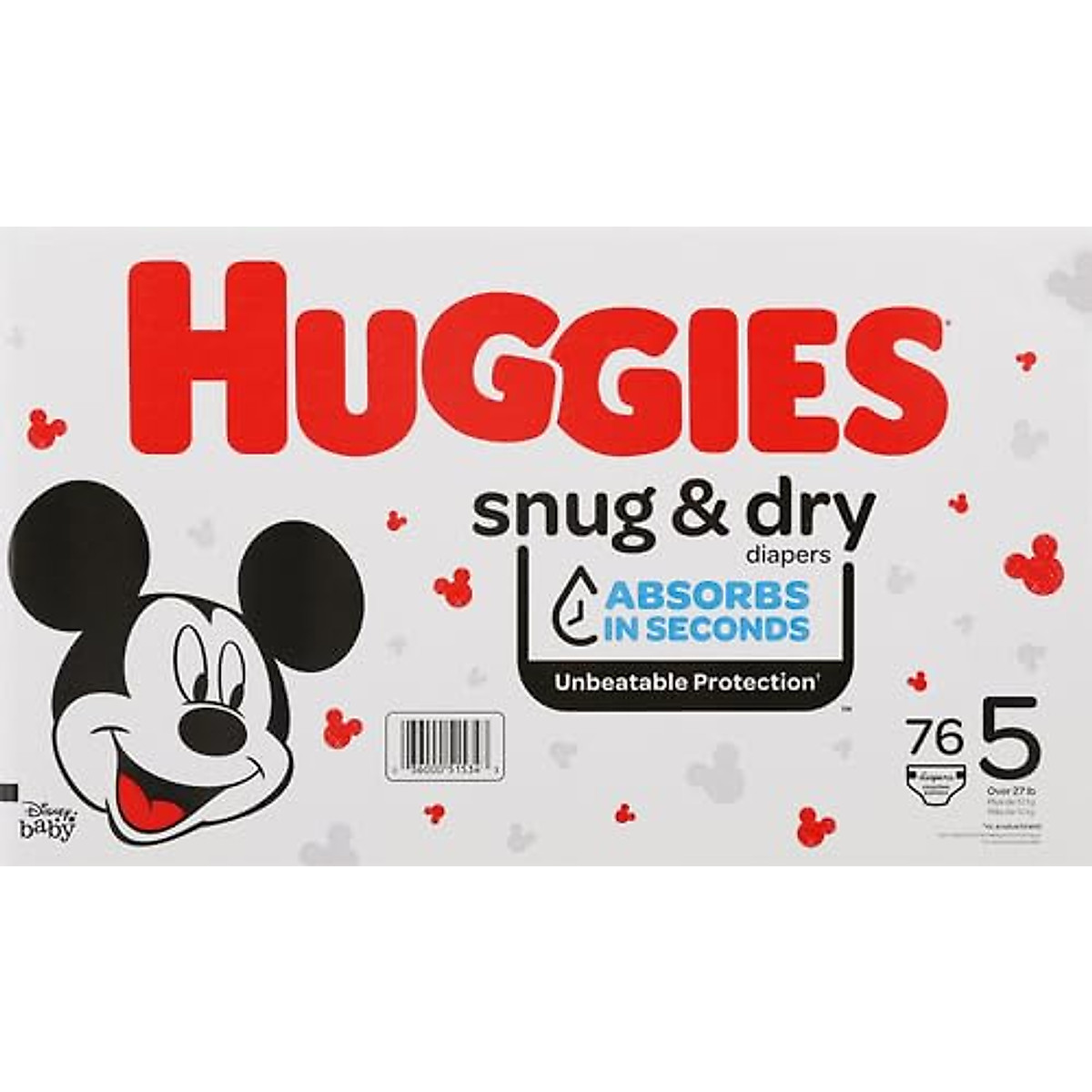 Huggies Snug & Dry Diapers, Size 5