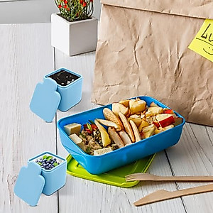 Salad Dressing Container Fits Omie Box | Silicone Sauce Dressing Containers With Lids | Dishwasher Safe Leakproof Portable Storage Container Ovenable For Dips, Jam, Salad Dressing, Sauce