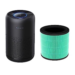 Air Purifiers Plus One More HEPA Filter for Better Sleep, Filters Smoke, Pet Dander, Odor, Dust, Sleep Mode, Speed Control, Portable - AC300