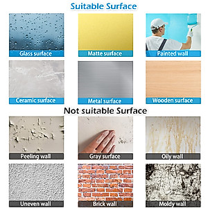 Dinosaur Wall Decals Stickers Glow in The Dark Dino Wall Decal Large Removable Vinyl Dinosaur Feet Wall Sticker for Boys Girls Kids Bedroom Playroom Nursery Wall Decor (Blue)