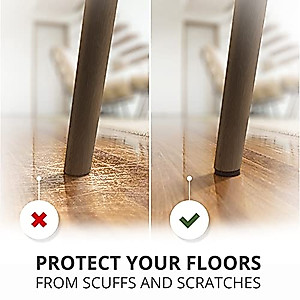 Felt Furniture Pads X-PROTECTOR 181 PCS Premium Furniture Pads - Felt Pads Furniture Feet Best Wood Floor Protectors - Protect Your Hardwood & Laminate Flooring!