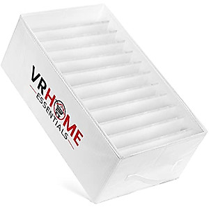 VR HOME ESSENTIALS Closet Organizers and Storage | Clothes Organizer | 12 Grid | Shirt Organizer | Drawer Organizer for Clothing | Wardrobe Clothes Organizer | Closet Organizer