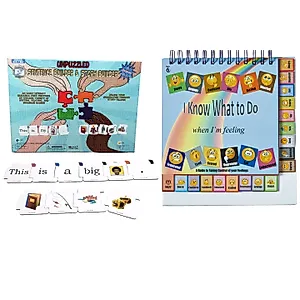 Thought-Spot Sentence Builder and Story Builder (2 Games in 1) & I Know What to Do Feeling/Moods Book & Poster; Different Moods/Emotions; Autism; ADHD