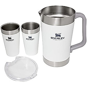 Stanley 10-10390-002 The Stay-Chill Classic Pitcher Set Polar 64OZ / 1.9L + 2 x 16OZ / .47L