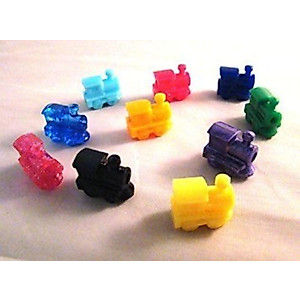 Mexican Train Assorted Domino Markers (Set of 10) by CHH