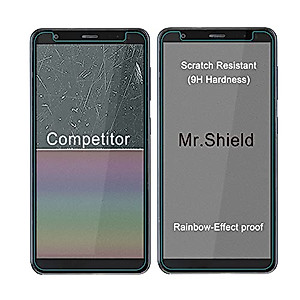 Mr.Shield [3-Pack] Designed For ZTE Avid 589 [Tempered Glass] [Japan Glass with 9H Hardness] Screen Protector with Lifetime Replacement