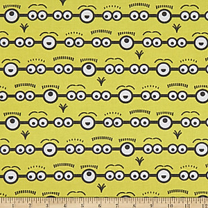 Minions Stripe Yellow, Fabric by The Yard