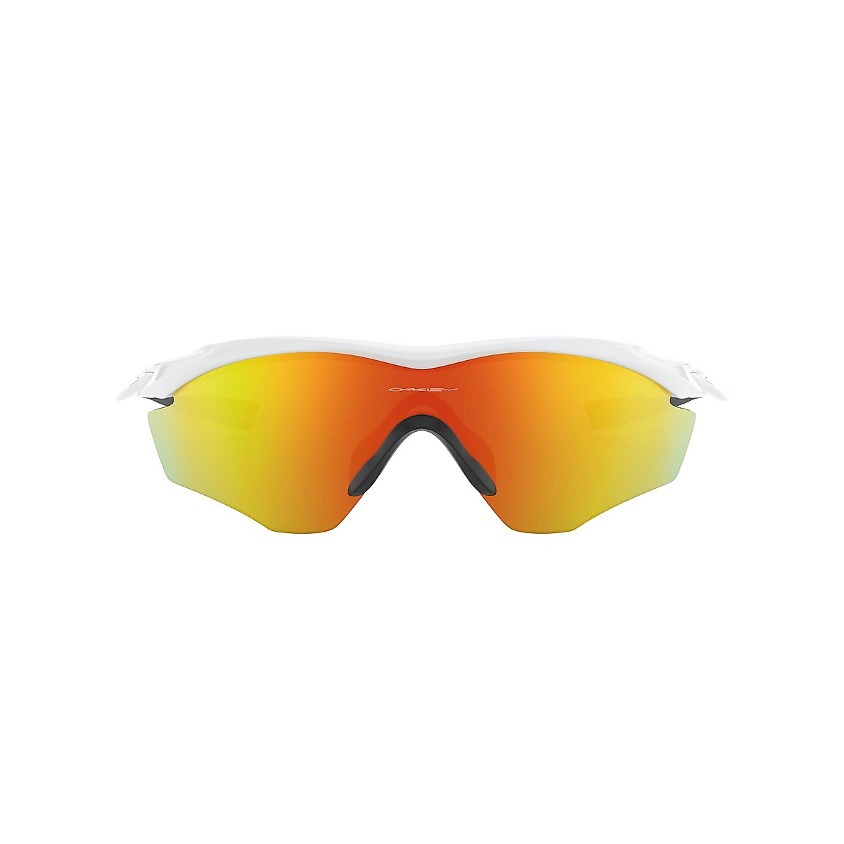 Oakley OO9343 M2 Frame XL Sunglasses + Vision Group Accessories Bundle (Polished White/Fire Iridium (934305))