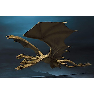 TAMASHII NATIONS Bandai S.H. MonsterArts King Ghidorah 2019 "Godzilla: King of The Monsters Action Figure