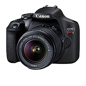 Canon EOS Rebel T7 DSLR Camera w/EF-S 18-55mm F/3.5-5.6 Zoom Lens + 75-300mm F/4-5.6 III Lens + 128GB Memory + Case + Tripod + Filters (40pc Bundle) (Renewed)