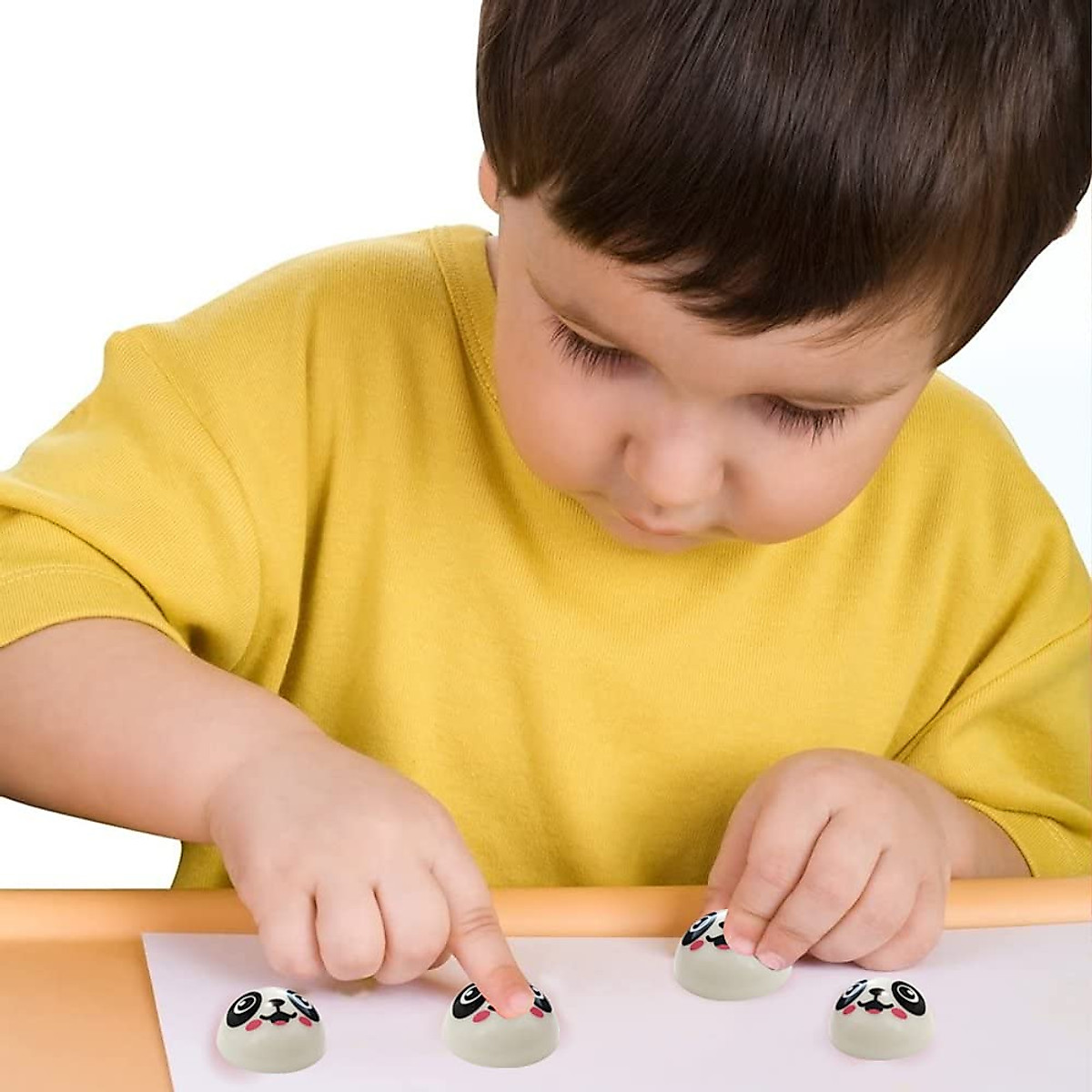 ArtCreativity Panda Poppers, Pack of 24, Pop-Up Half Ball Toys, Old School Retro 90s Toys for Kids, Birthday Party Favors, Goodie Bag Fillers for Boys and Girls