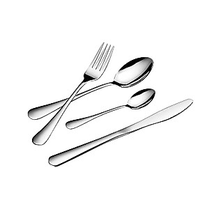 MJIYA Dinner Forks Silverware Set, Dominion Heavy Duty Forks, Stainless Steel Salad Forks Multipurpose Use for Home, Kitchen or Restaurant (MIX)