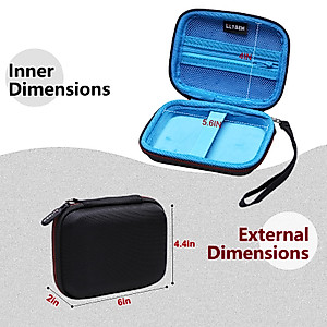 LTGEM Case Compatible with KODAK Printomatic/KODAK EKTAR H35 / KODAK Step Full-Color Instant Print Digital Camera(Inside: 5"x3.6"x1.7"), Blue, Case Only
