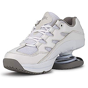 Z-CoiL Freedom Classic Slip Resistant White/Grey Springs Size 10