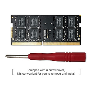 Kimtigo DDR4 16GB Laptop Dram 2666MHz (PC4-21300) CL19 (Compatible with 2400MHz or 2133MHz) 1.2V Notebook (SODIMM) RAM Non-ECC Unbuffered Single Rank 260 Pin PC Computer Memory Module Upgrade