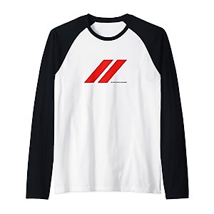 Dodge Rhombus Logo Raglan Baseball Tee