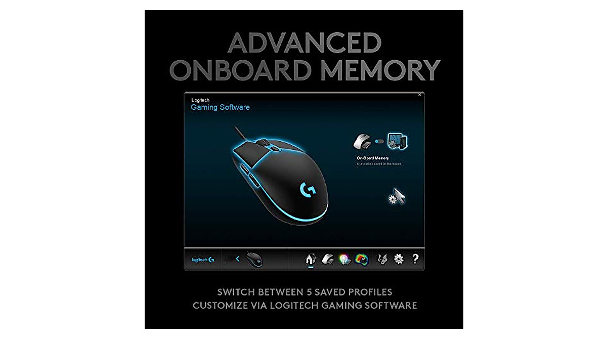 Logitech G PRO HERO Wired Gaming Mouse - Precision & Customization