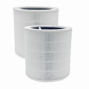 Slirceods Core 600S Replacement Filter Compatible with LEVOIT Core 600S-RF Air Purifier Filter Replacement, 3-in-1 H13 True HEPA & High-Efficiency Activated Carbon Filter, 2PACK