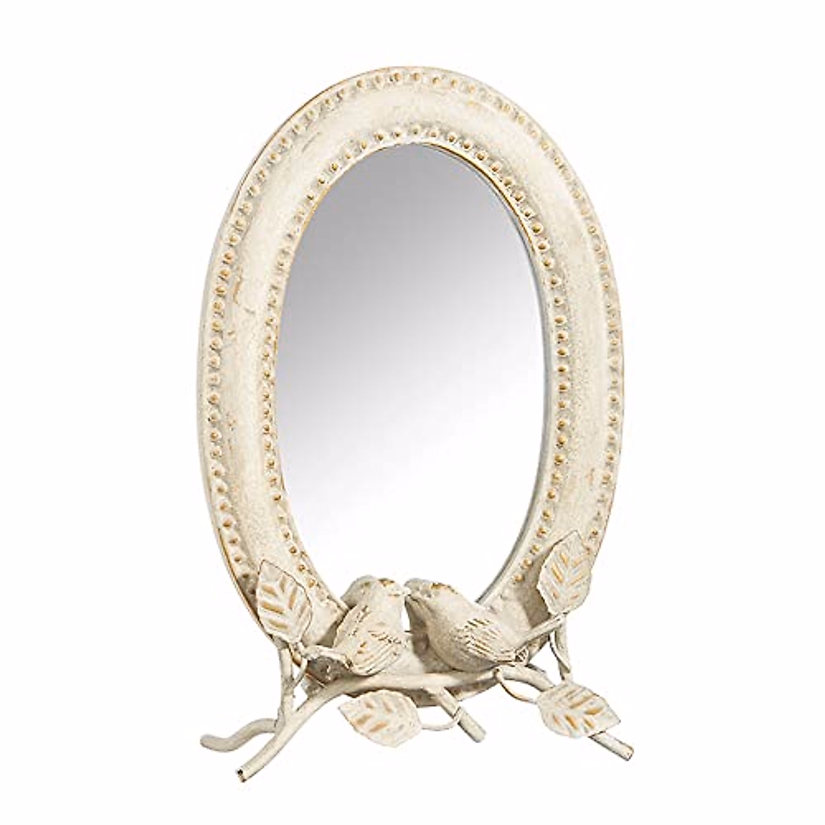 RAZ Imports Distressed Birds on Branch Mirrored Decor, 10.5 inches