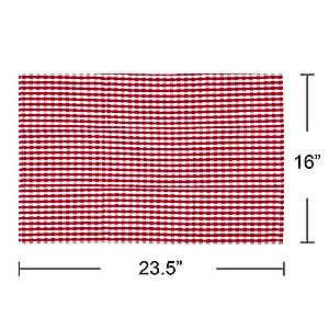 Wrapables® 100% Cotton Kitchen Dish Towels (Set of 3), Red Strawberries