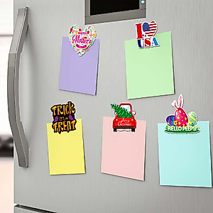 Weewooday 20 Pcs Holiday Magnets St. Patrick's Day Easter Day Fridge Magnet Holiday Refrigerator Magnets Locker Sticker Magnet Festival Kitchen Refrigerator Magnet Cover