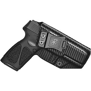 Amberide IWB & OWB KYDEX Holster Fit: Taurus G3 Pistol, Inside Waistband Concealed Carry, Adjustable Cant & 'Posi-Click' Retention, USA Made by Amberide