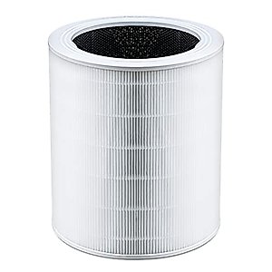 LEVOIT Core 600S-RF Air Purifier Replacement Filter, H13 True HEPA, Core 600S-RF, 1Pack, White