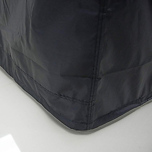 FLR 120x54x38inches Patio Table Cover Veranda Rectanguler Black Waterproof Outdoor Dinner Protector Dust-Proof Table Desk Cover Furniture Covers with Storage Bags for Garden Outdoor Indoor Furniture