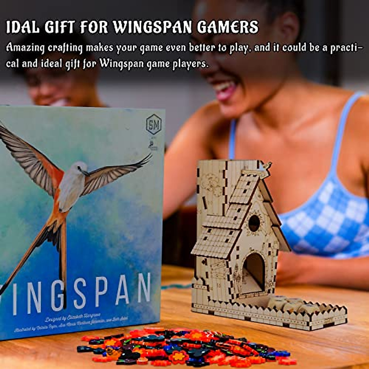 CZYY Wingspan Food Resource Tokens Included Nectar Set of 174 Acrylic Laser Cut Upgraded for Wingspan Board Game