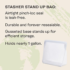 MightyNest 2 Piece Freezing Set | Souper Cubes 1 Cup Freezer Tray | Stasher Mega Silicone Bag | Reusable | Meal Prep | Portion Control | Dishwasher Safe | Oven Safe | Prevents Food Waste | Giftable