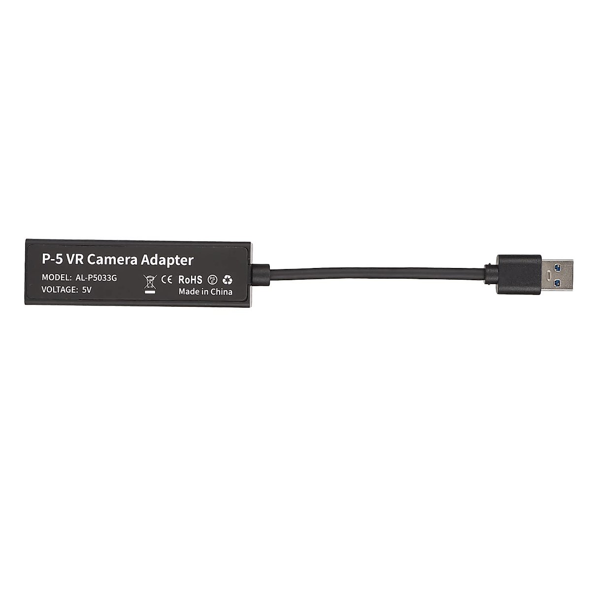 Septpenta VR Conversion Cable, Stable VR Cable Connection, ABS Housing Interface Oxidation Resistant, LED Indicator Design, Compact Design for PS Console to Play VR Games