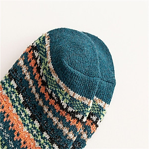 MANHONG Mens Socks Warm Socks Winter Thickened Socks Fashion Outing Socks Indoor Big And Tall Socks Size 13-16 Men